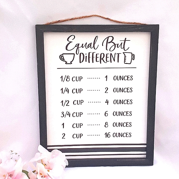 Art | Measure Conversion Sign | Poshmark
